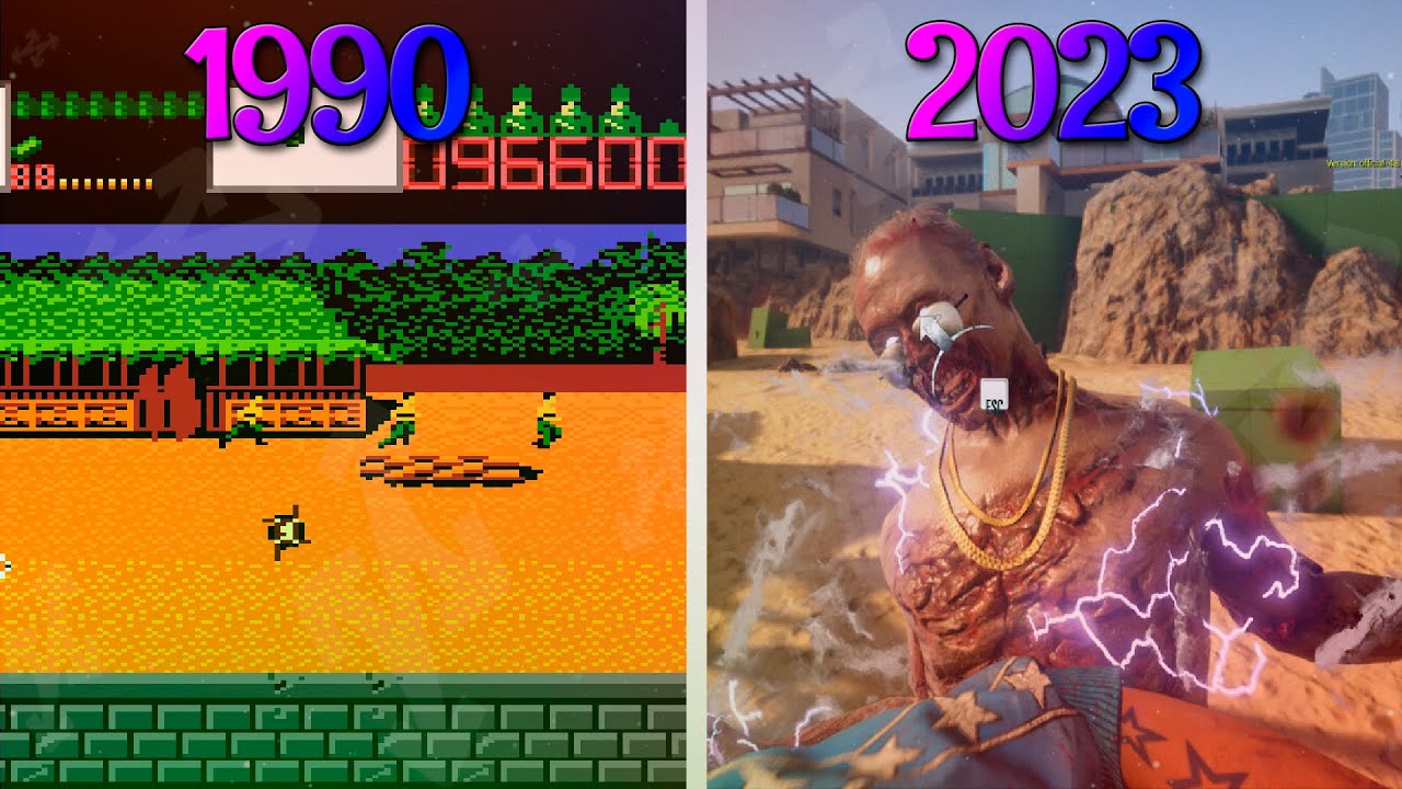 Evolution of "Bloody" Games 1990-2023 - YouTube