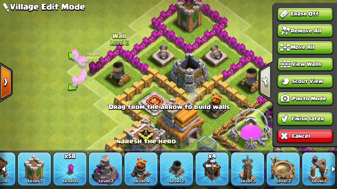 Tutorial! Town Hall Level 7 Base Build! - YouTube