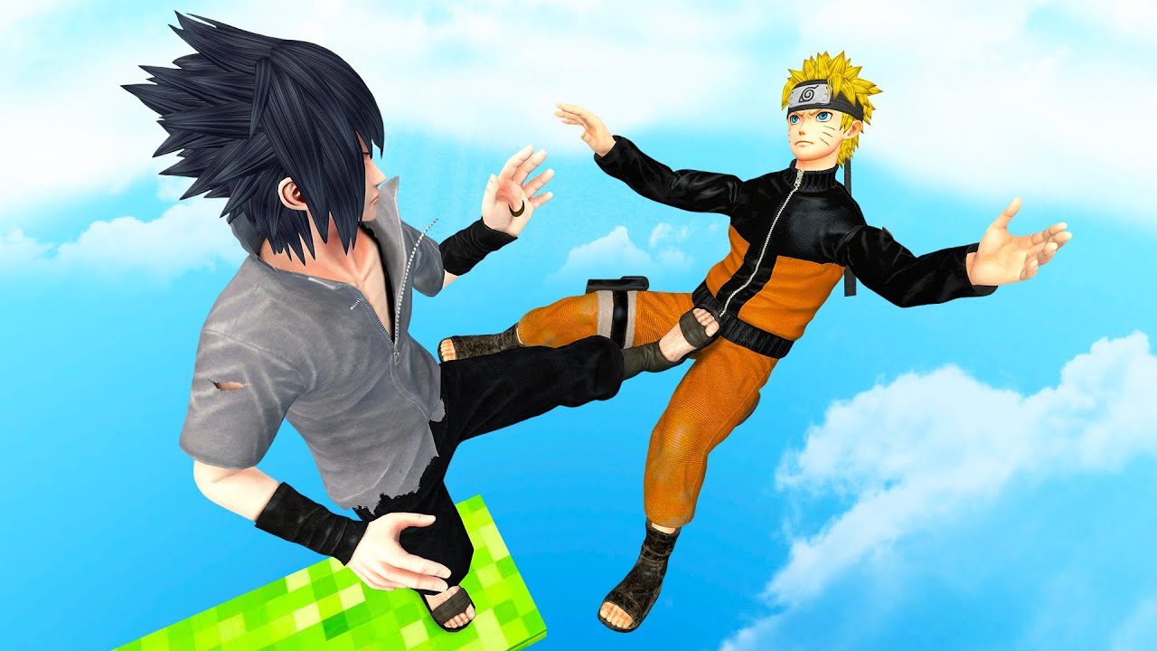 Naruto vs Sasuke: Ragdoll Jumps & Falls - [GMOD] - Episode 117 - YouTube