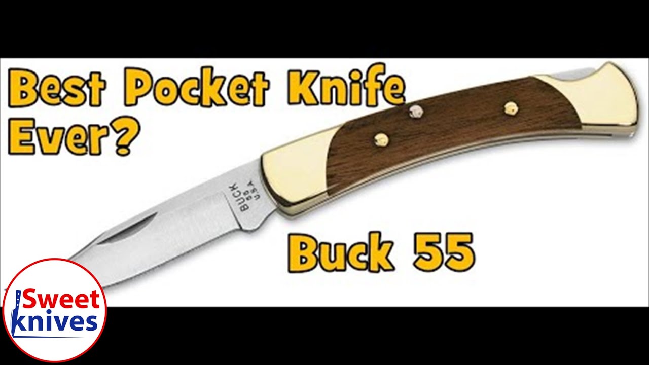 [53] Buck Knives 055 55 Pocket Folding Knife Review - MADE IN THE USA ...