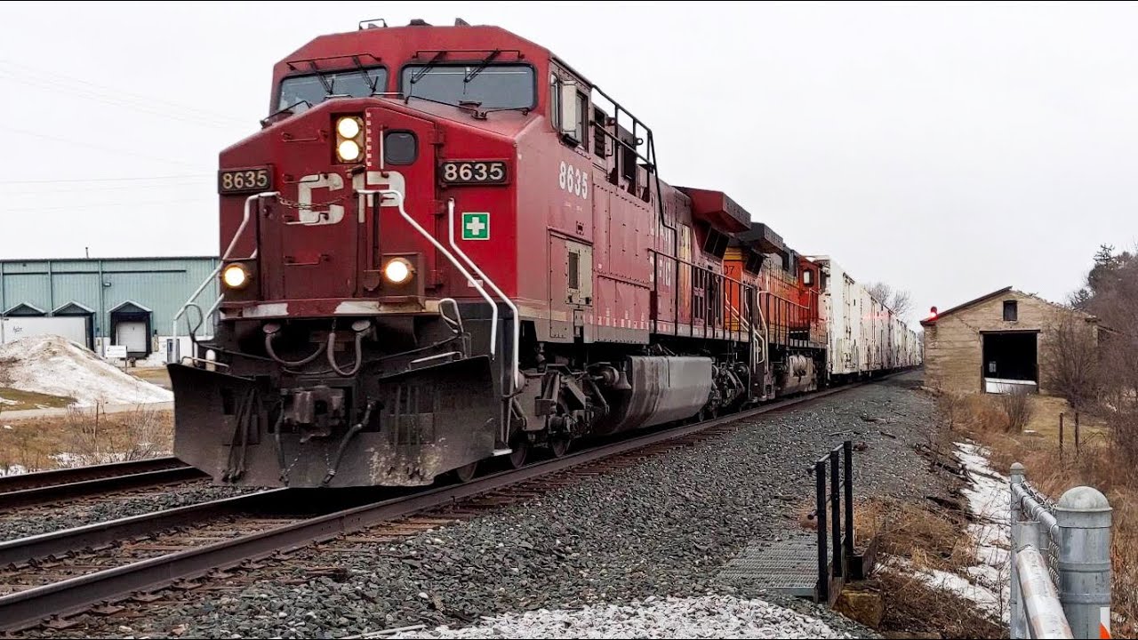 Two Trains - Lake City and Maple Springs MN on CP River Sub - YouTube