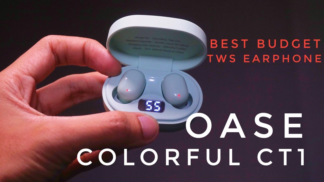 REVIEW OASE COLORFUL CT1 - TWS LOW BUDGET ,CUTE, AUDIO MANTAP - YouTube