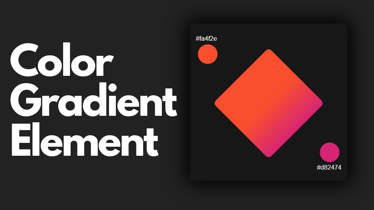 Gradient Color Html Css Website Development Youtube
