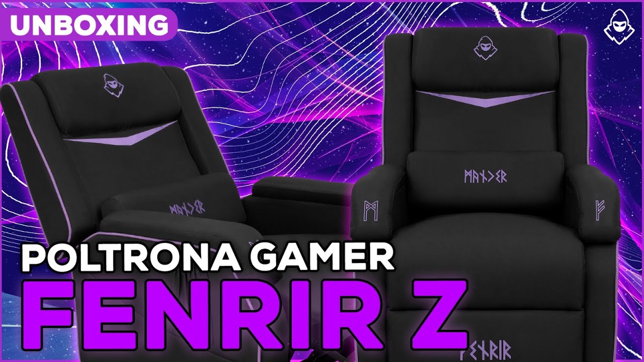 POLTRONA GAMER MANCER FENRIR Z PURPLE EDITION - YouTube
