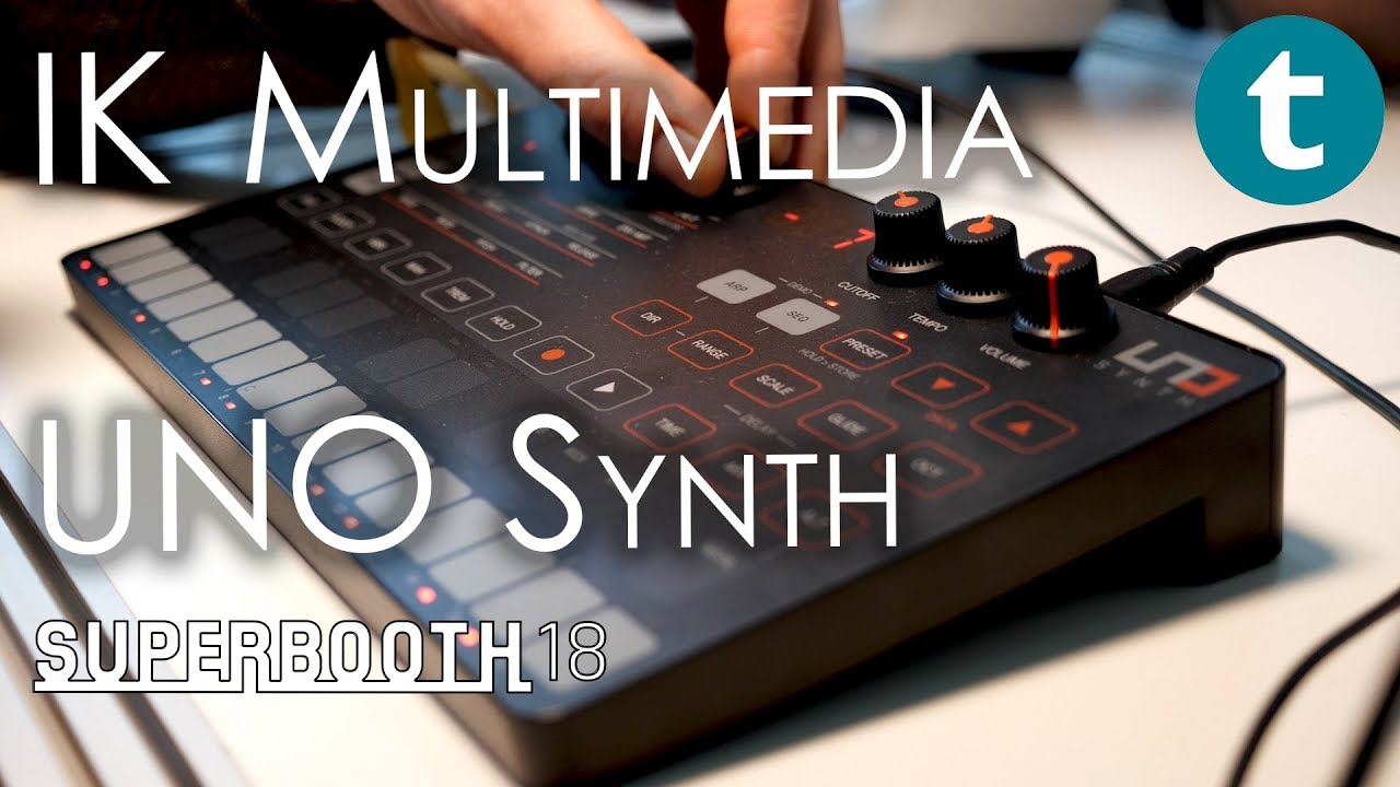 Superbooth 2018 | IK Multimedia | Uno Synth - YouTube