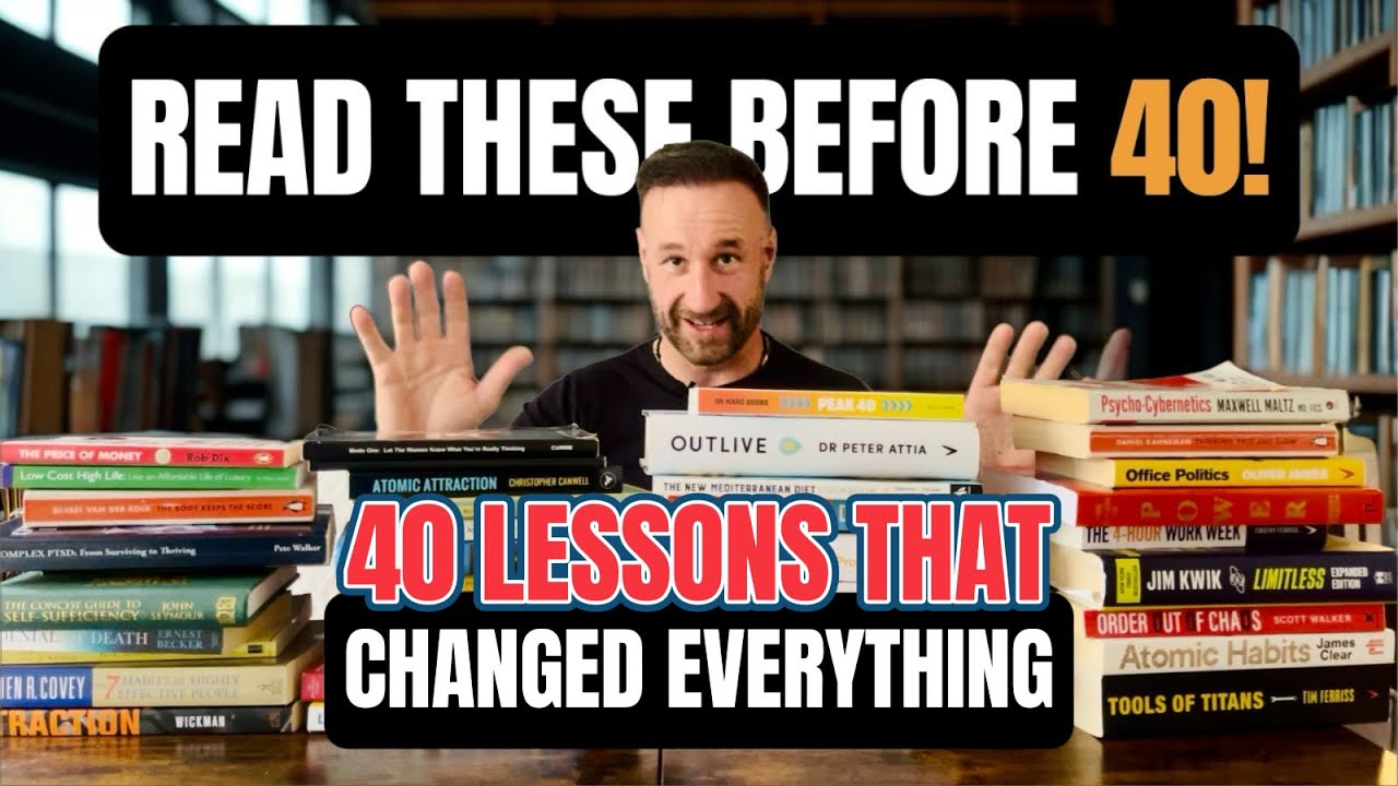 40 Lessons I Learned From Reading 40 Incredible Books - YouTube