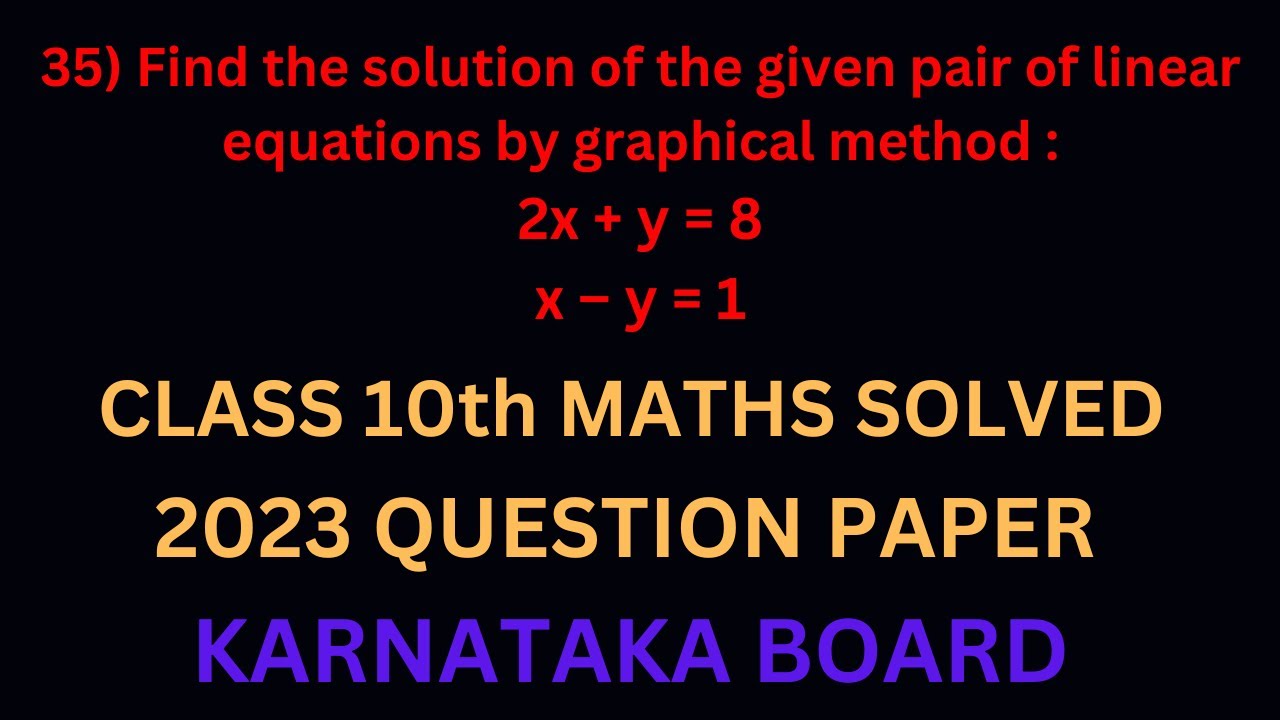 find-the-solution-of-the-given-pair-of-linear-equations-by-graphical