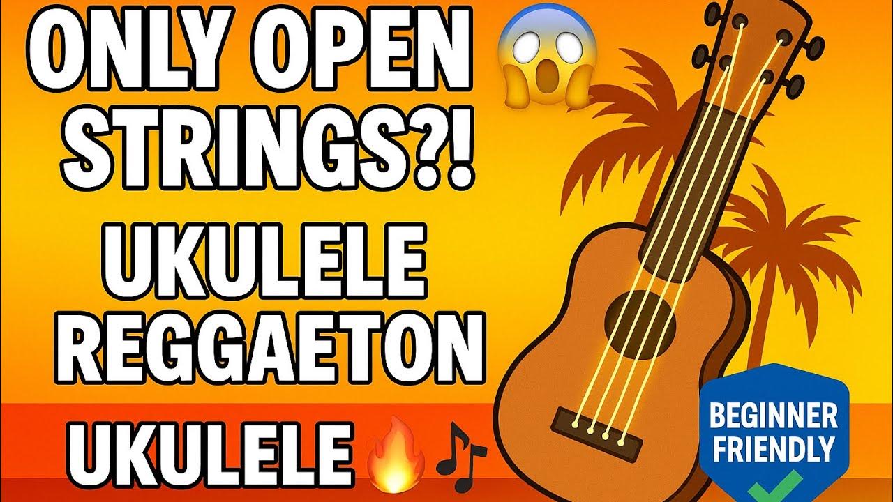 Open Strings Reggaeton - Ukulele easy arrangement - Play-along video ...
