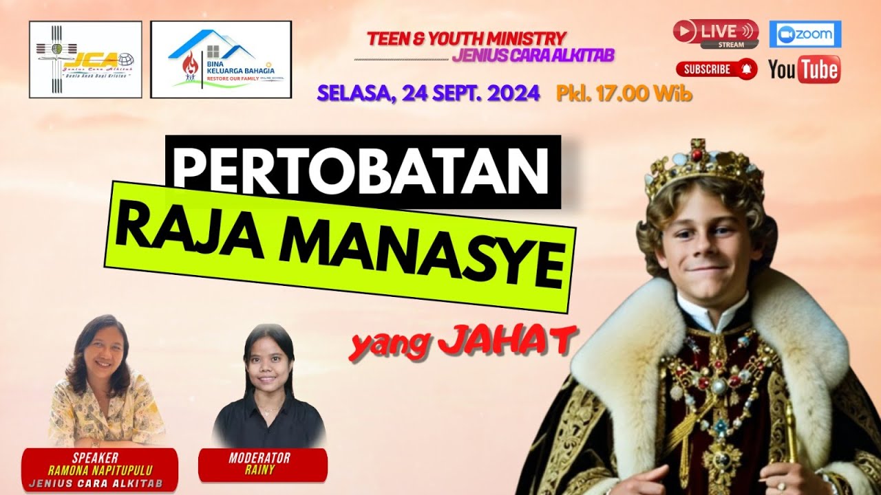 Pertobatan Raja Manasye yang Jahat - YouTube