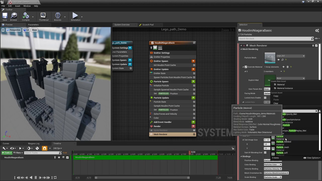 Houdini to Niagara | Pt4 | Interact with Baked Particles - YouTube