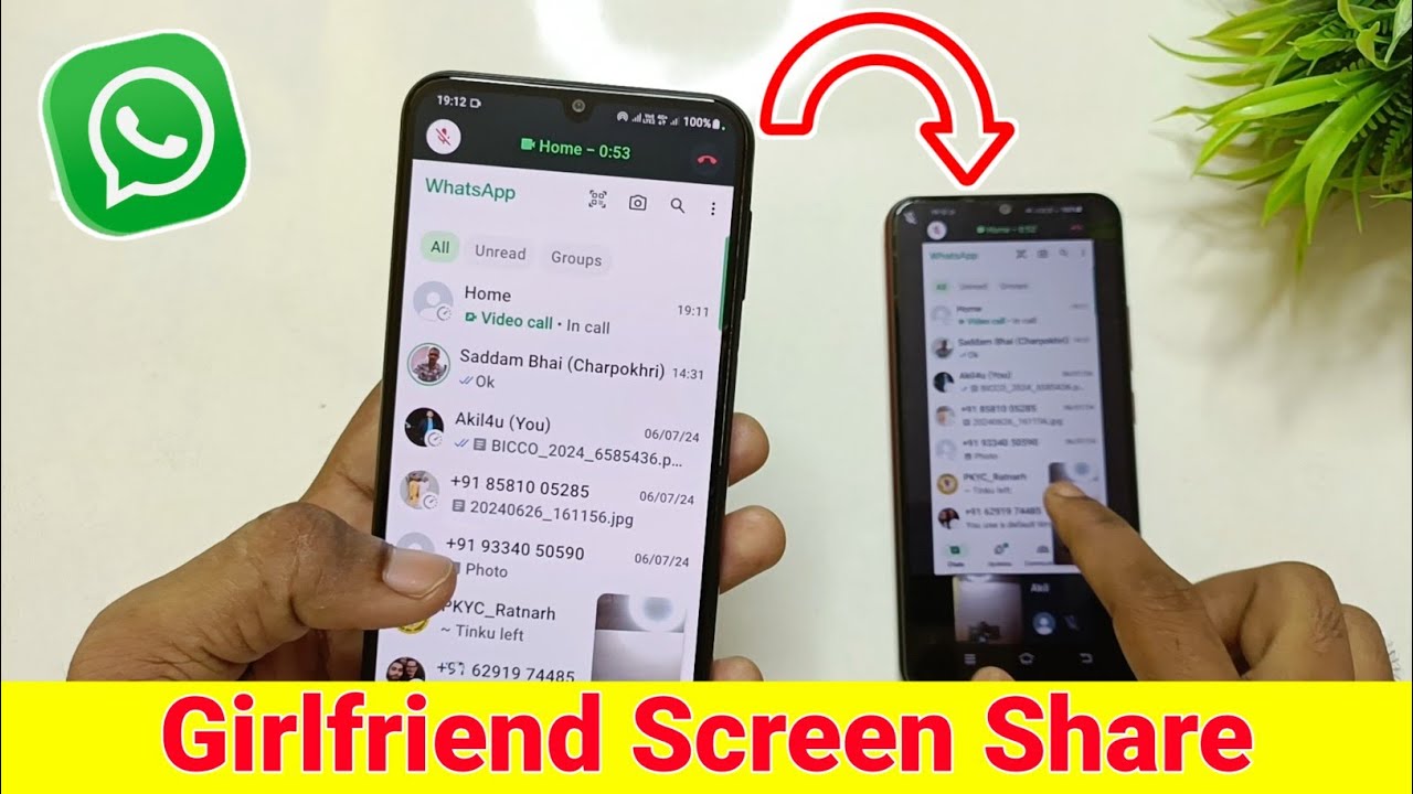 Whatsapp New Screen Sharing on video call | how to share screen on ...