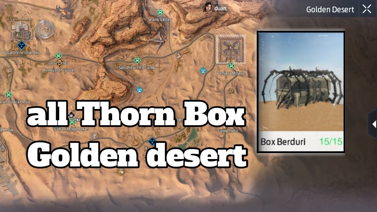 UNDAWN all Thorn Box Golden desert - YouTube
