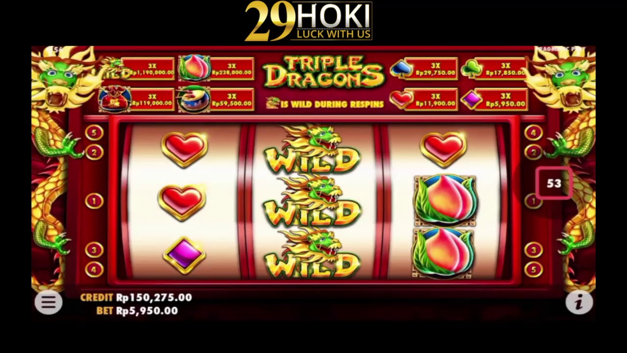 Main Slot Game Triple Dragons Dari Pragmatic Slot Menang 2x Lipat - YouTube