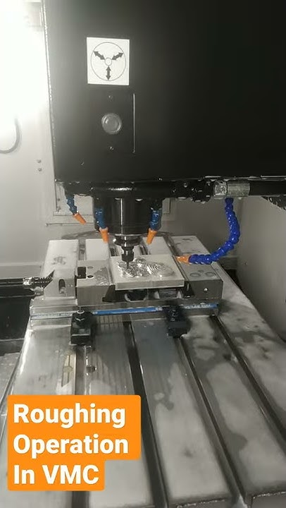 CNC VMC Roughing Operation #shorts #jyoticnc #vmc #programming # ...