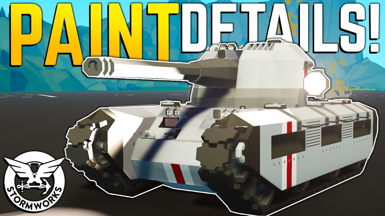 HEAVY TANK IS WHITE Now?! - Heavy Tank Build - Stormworks Search and ...