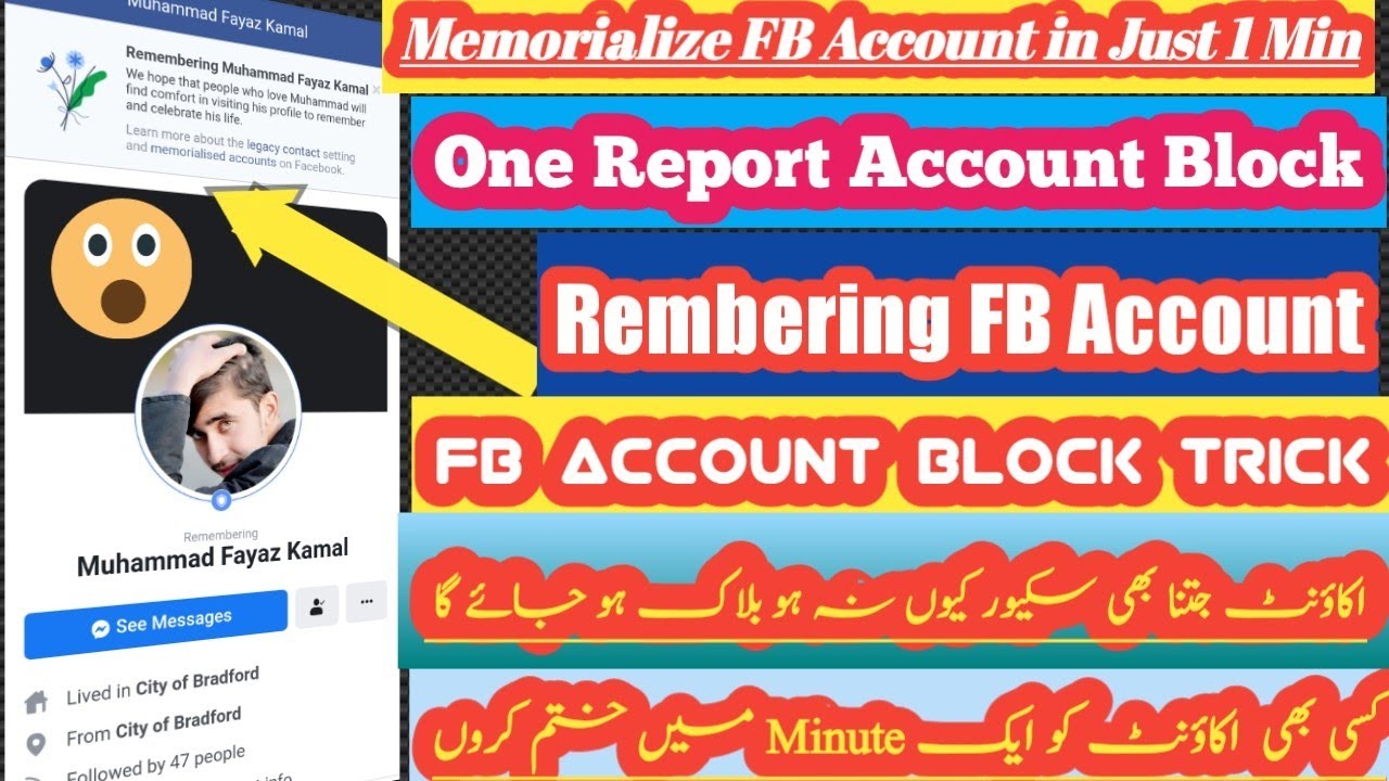 How to Memorialize Someone's Facebook Account | Facebook Remembering ...
