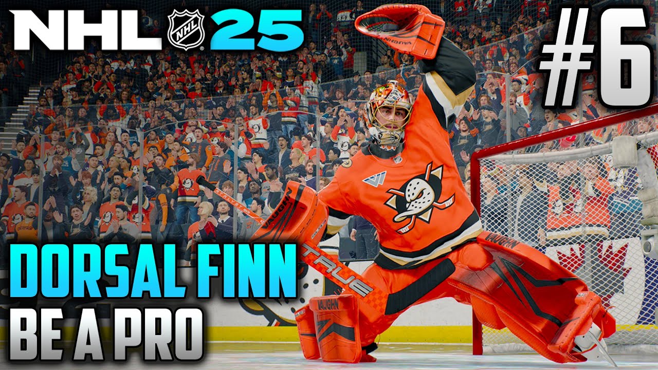 NHL 25 Be a Pro | Dorsal Finn (Goalie) | EP6 | CALDER HUNT? - YouTube