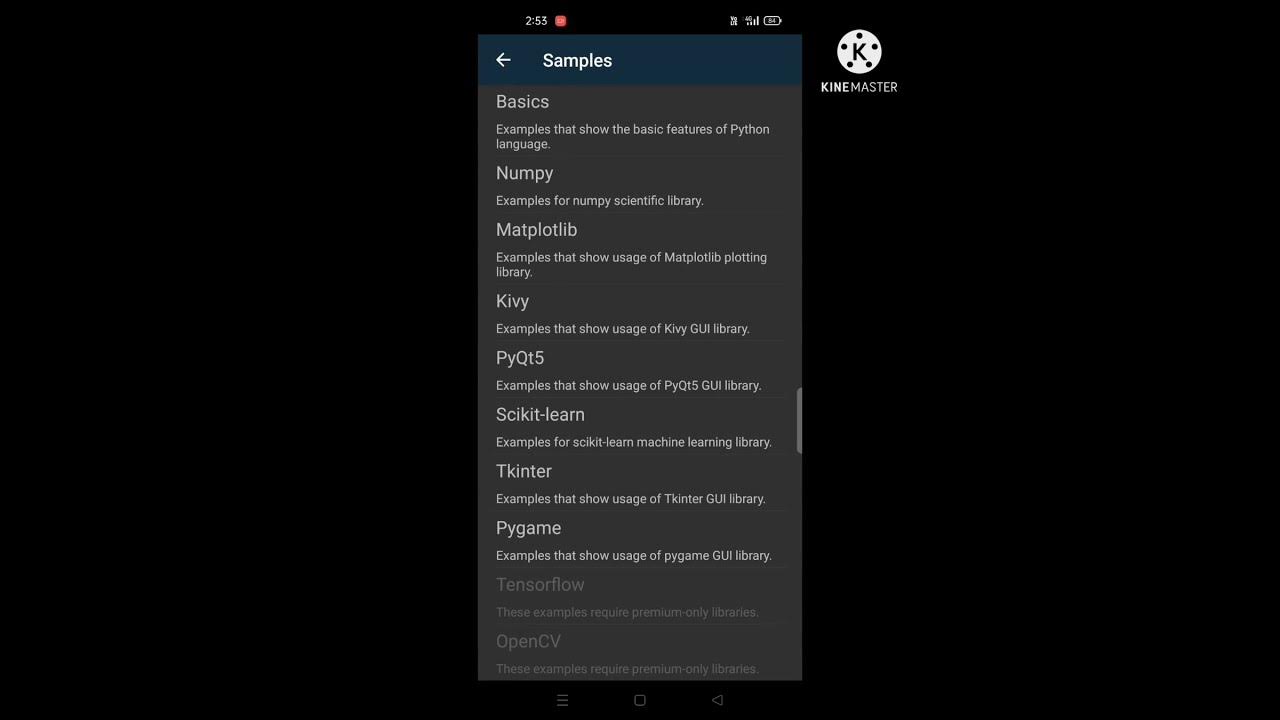 python code with pydroid3 - YouTube