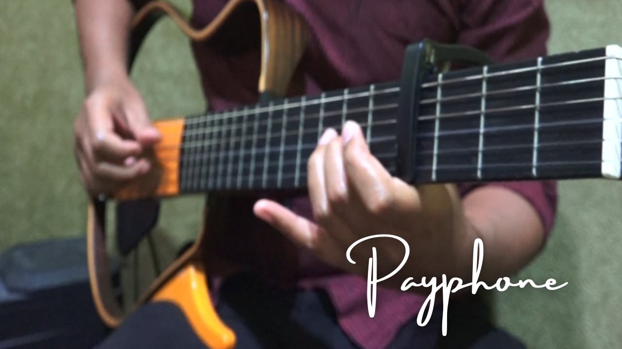 Maroon 5 - Payphone | Fingerstyle Guitar Cover - YouTube