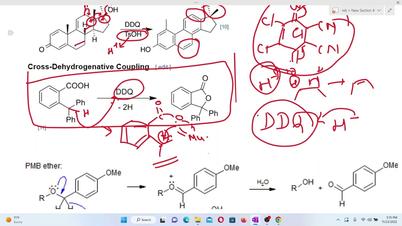 DDQ 2 3 Dichloro 5 6 dicyano 1 4 benzoquinone YouTube DDQ 2 3 Dichloro 5 6 dicyano 1 4 benzoquinone YouTube