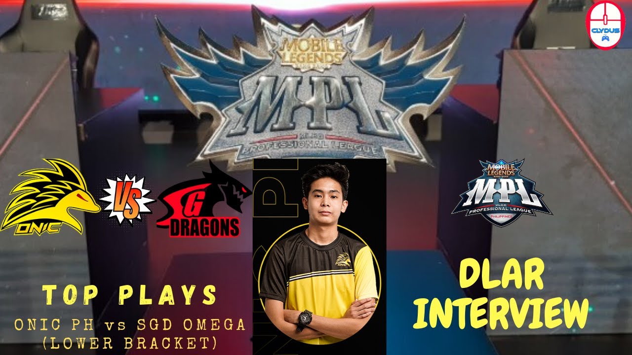 MPL Philippines Season 5: DLAR INTERVIEW + TOP Plays (ONIC PH vs SGD ...