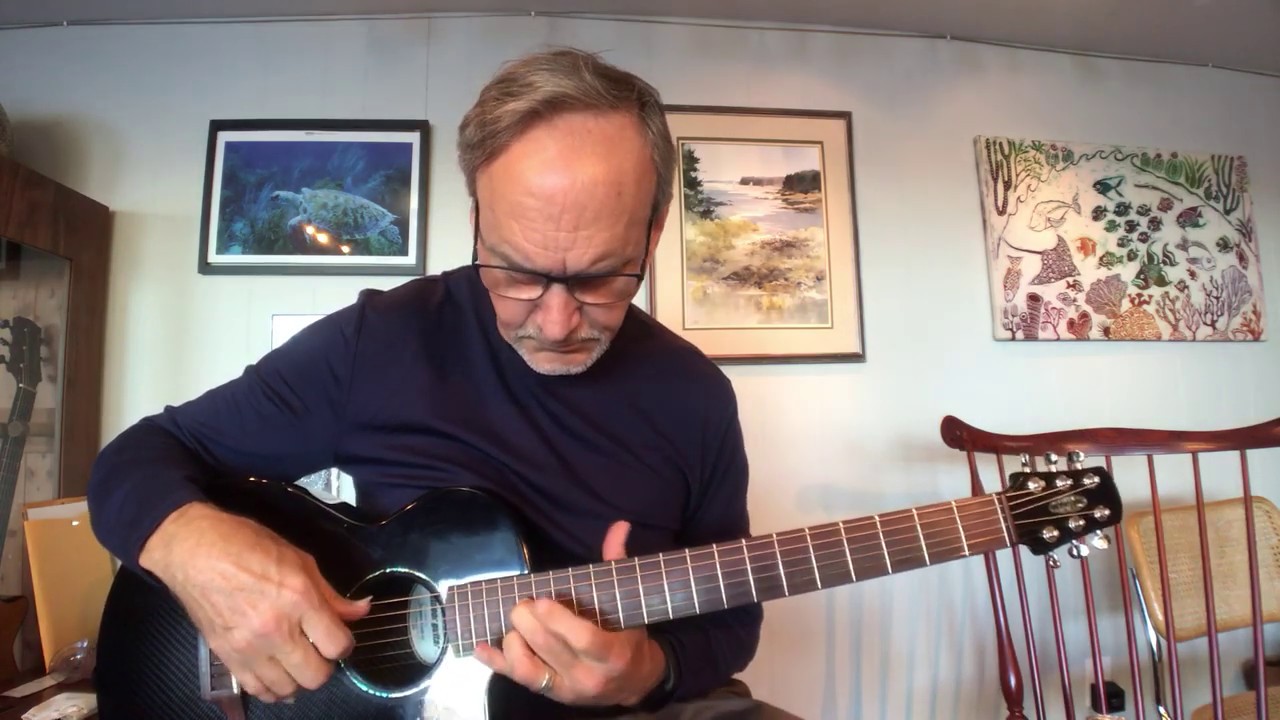 Luke Brunner Compact B Carbon Fiber Travel Guitar, Demo by Ken Totushek ...