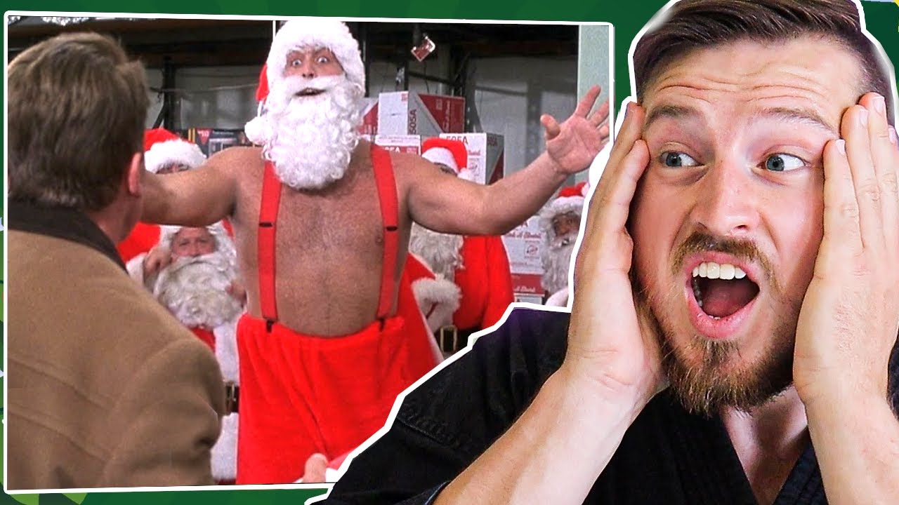 What's a Christmas Movie without SANTA FIGHT SCENES - YouTube