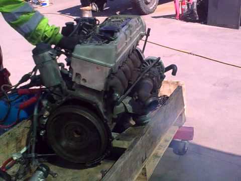 mercedes om 606 turbo 603 pump - YouTube