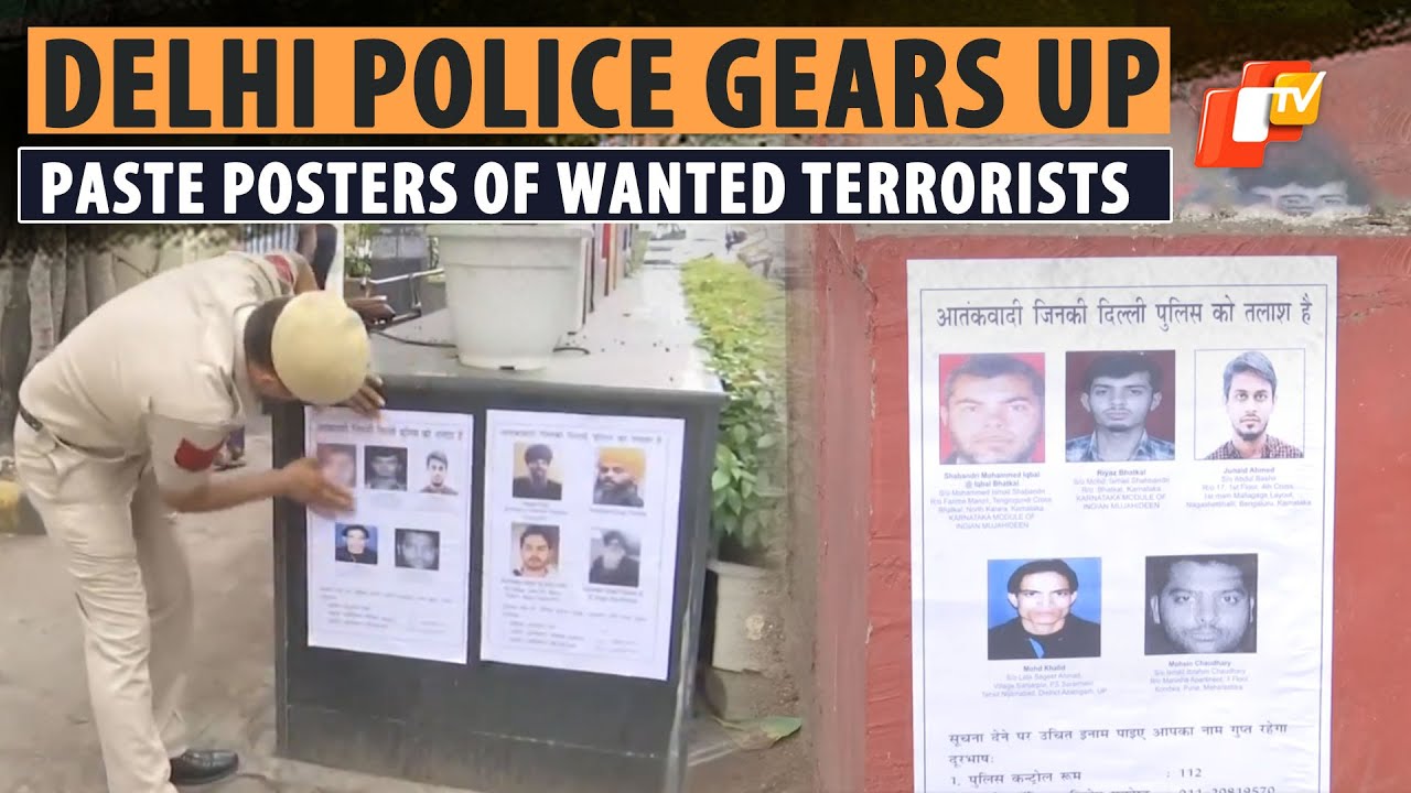 Ahead Of Independence Day, Delhi Police Put Up Posters Of Wanted ...
