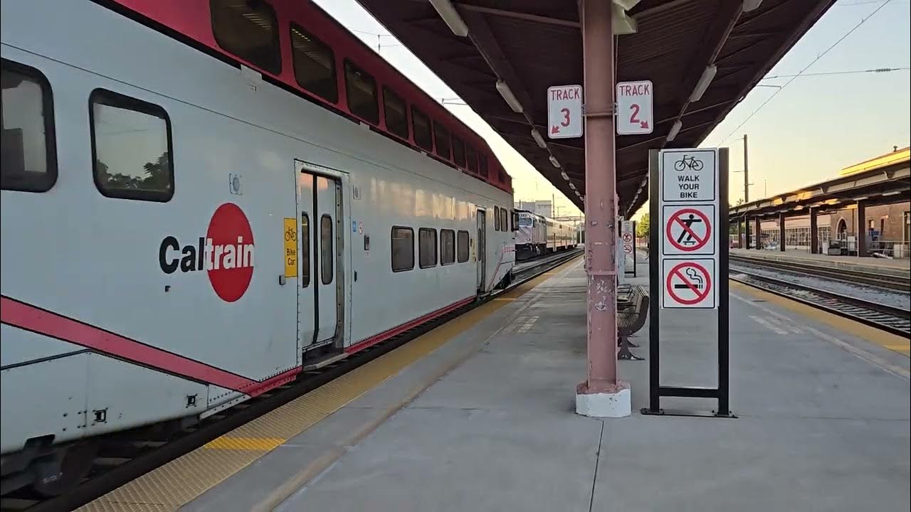 Caltrain JPBX #120 Cab Car leading Local #133 at San Jose Diridon Station ##caltrain - YouTube
