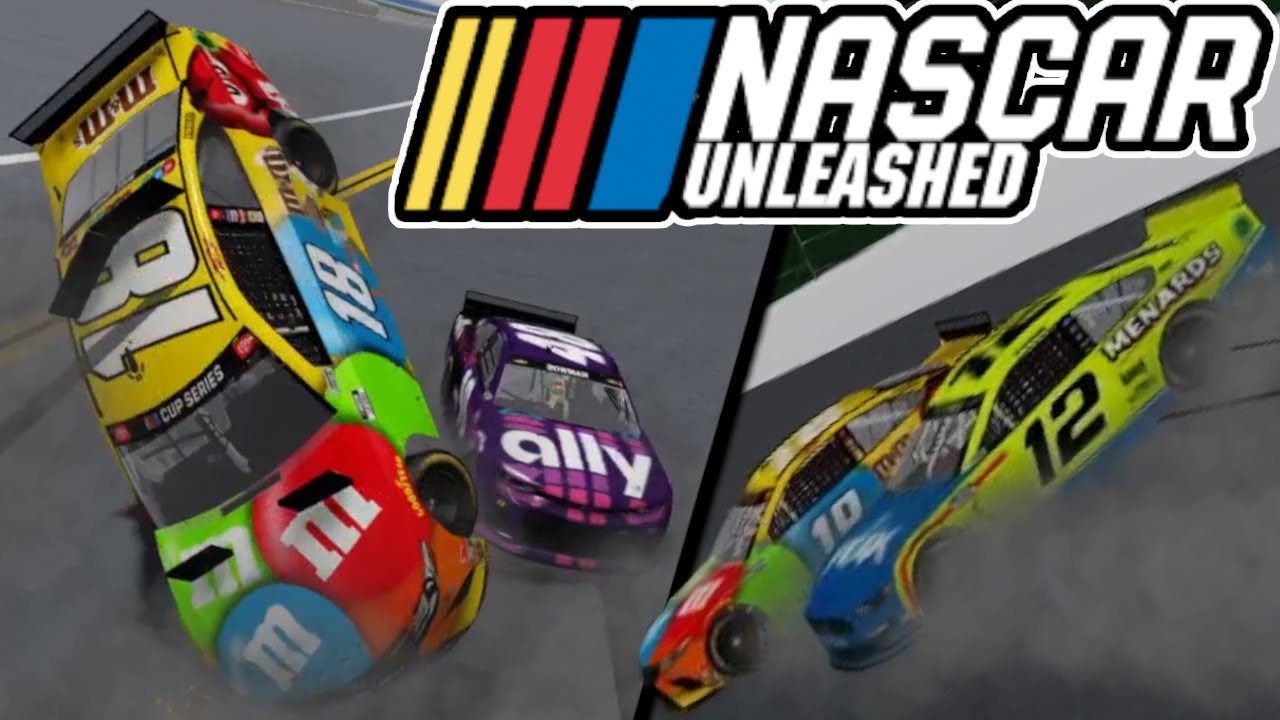 NASCAR Unleashed Crash Compilation 2 - YouTube