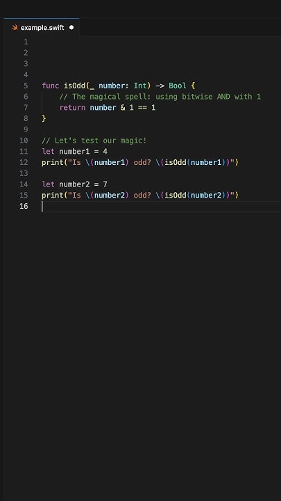 Bit manipulation #swiftcode #programming - YouTube