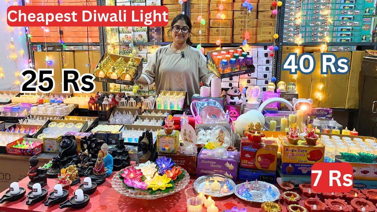 सबसे सस्ती Diwali Light, LED lights, LED candles, hanging light ...