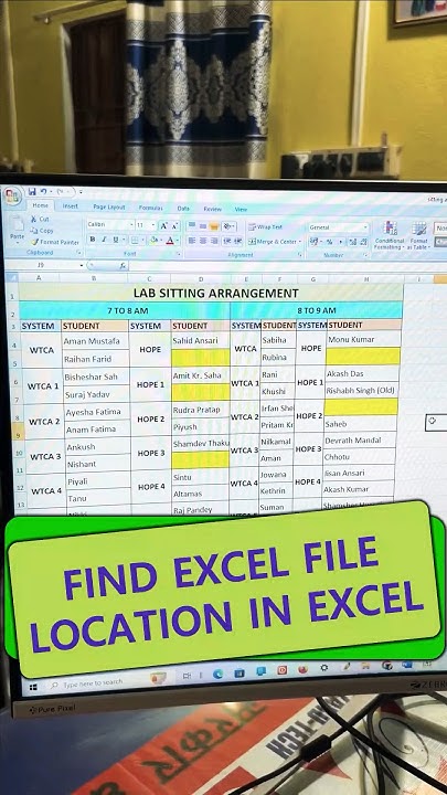 🔥display excel file path in excel #shorts #Excel #exceltips - YouTube