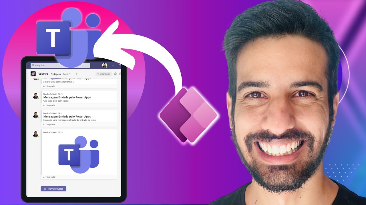 CONECTOR MICROSOFT TEAMS | COMO ENVIAR MENSAGEM PRA CANAIS E GRUPOS DO TEAMS PELO POWER APPS ...