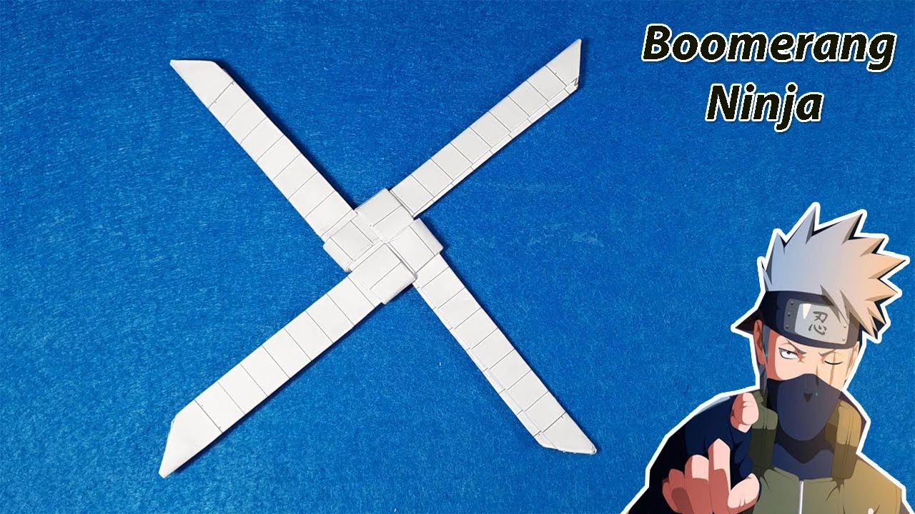 How To Make New Ninja, Flying Boomerang Ninja Star | Pape Ninja Star ...