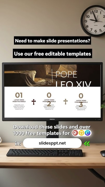Free Pope Leo XIV Template for PPT, Canva & Google Slides #popeleoxiv # ...
