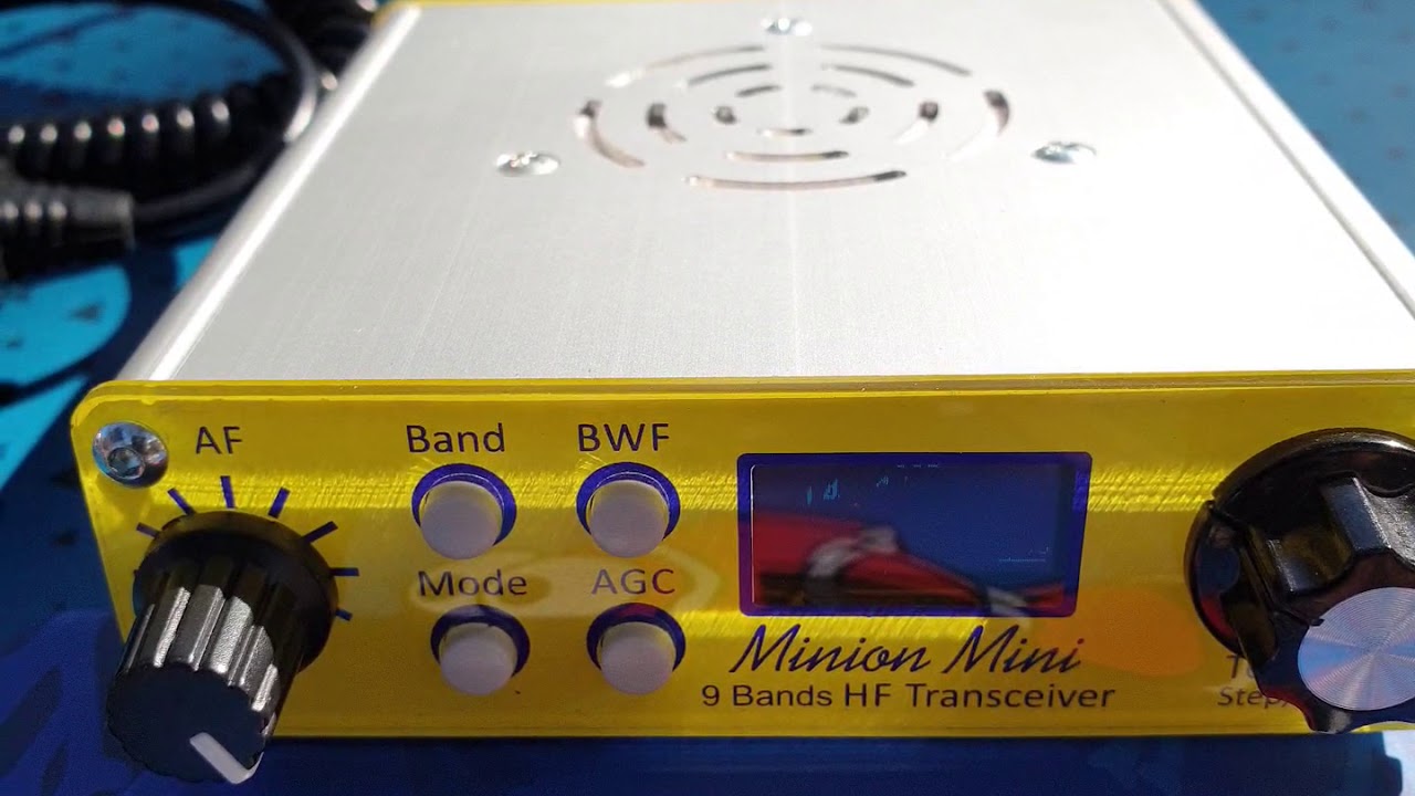 Ultralight qrp rig 5W | qrpver Minion Mini | Magnetic loop antenna ...