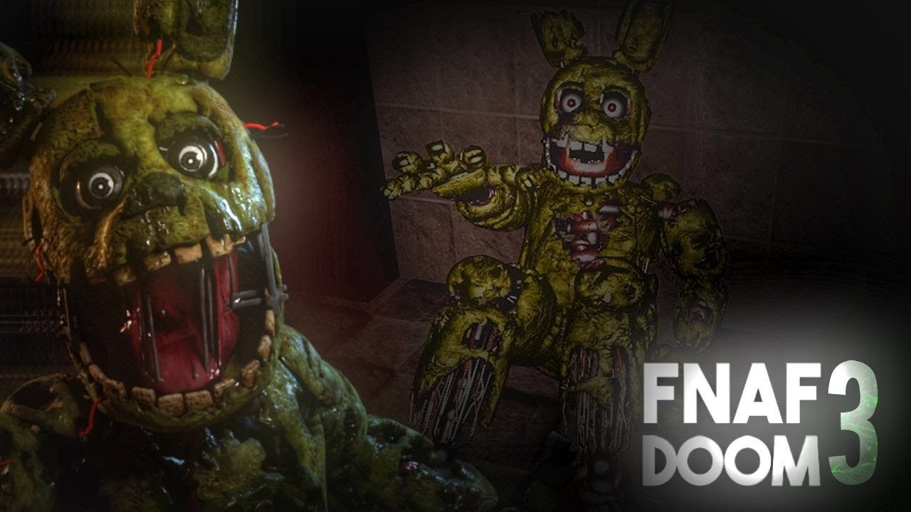 FNAF DOOM REMAKE 3 #1 - Springtrap com SANGUE no olho - FT: @XZackBrX ...