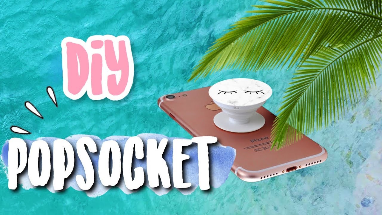 COMO HACER TU PROPIO POPSOCKET USANDO UNA BOTELLA - DIY - YouTube