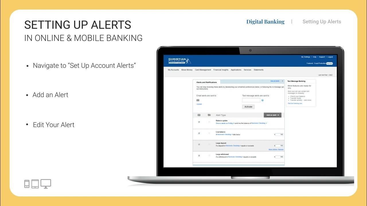 Setting Up Alerts - YouTube