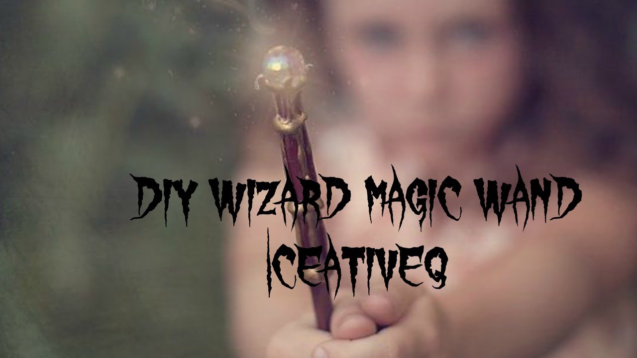 DIY- MAGIC WAND |CREATIVEQ - YouTube