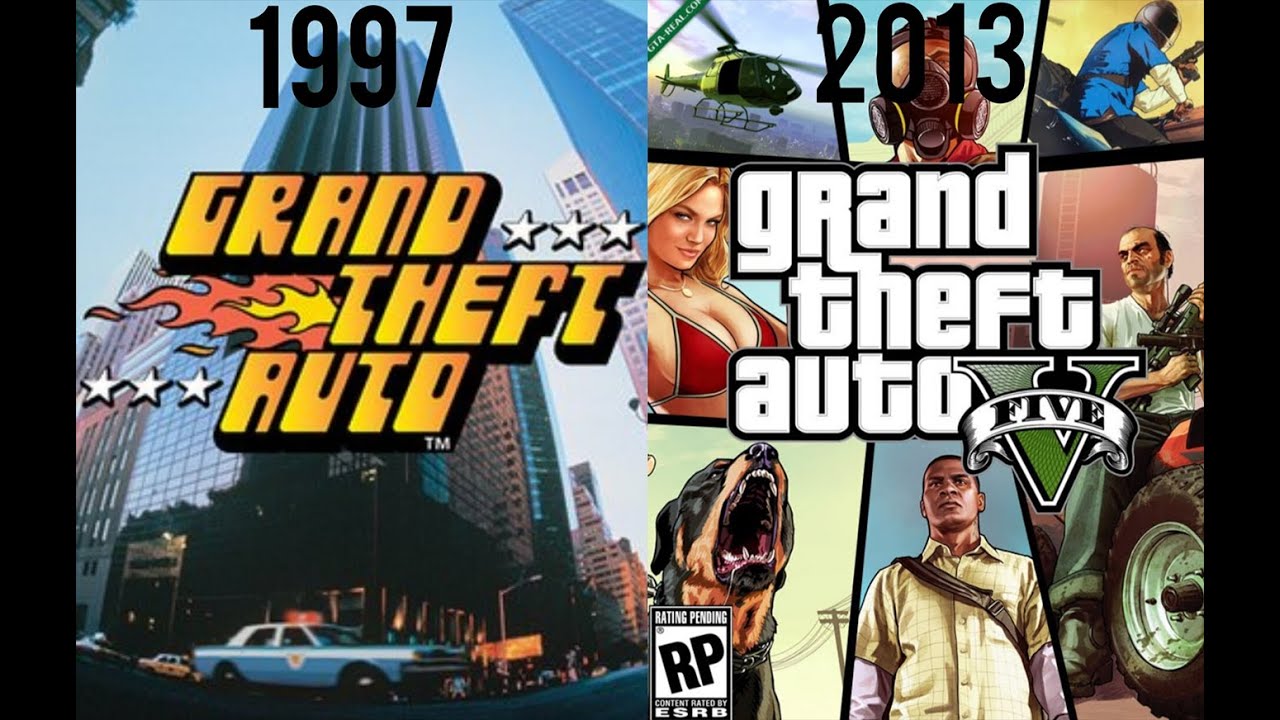 evolution of grand theft auto games - YouTube