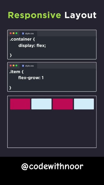 Responsive layout trick for beginners #shorts #viralvideo #trending - YouTube