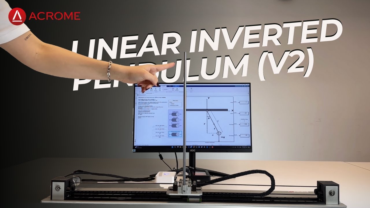 ACROME Linear Inverted Pendulum (v2) - YouTube