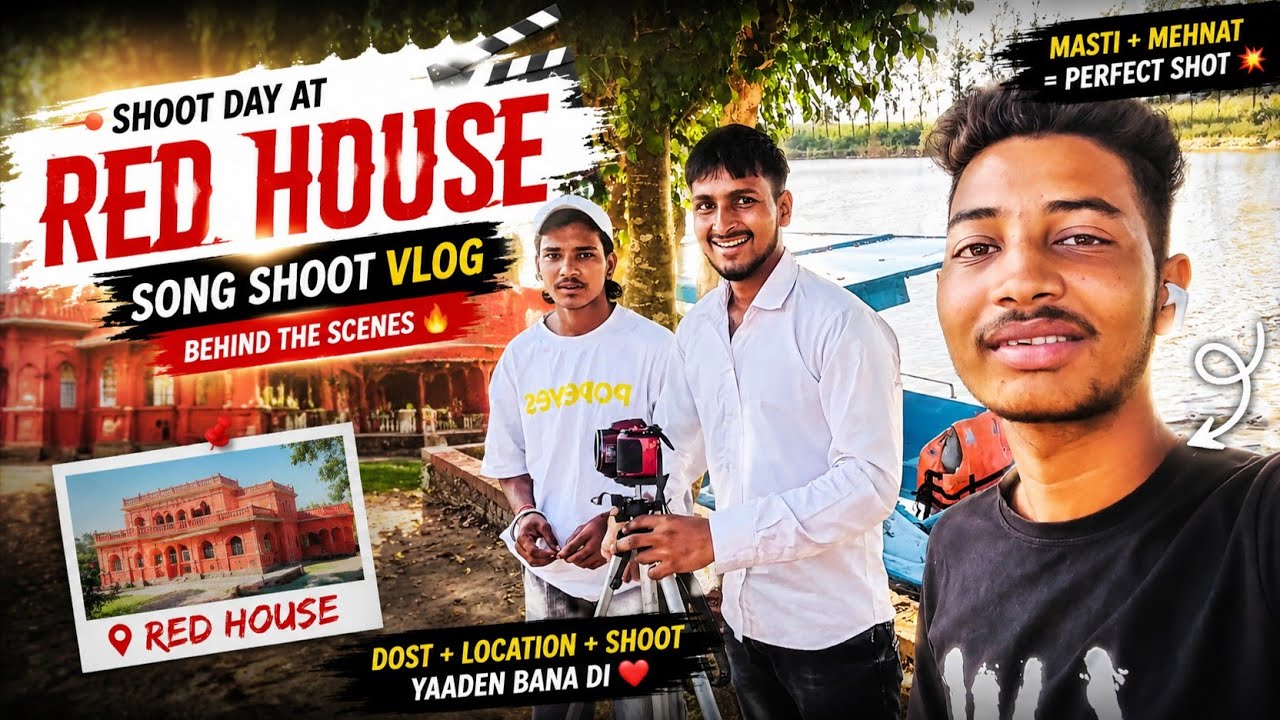 🔥 SONG SHOOTING VLOG 🎥 || Behind The Scenes Magic - YouTube