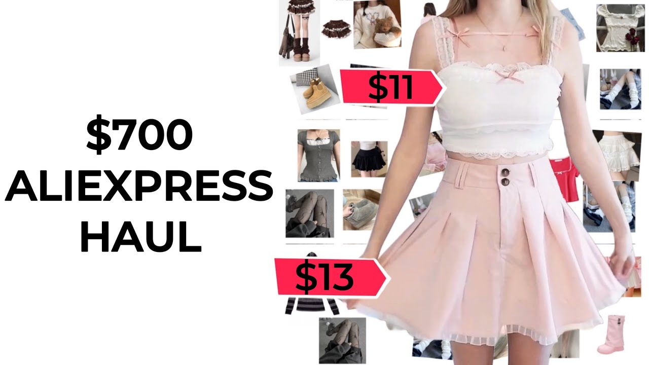 I SPENT $700 AT ALIEXPRESS | HUGE TRY ON HAUL - YouTube