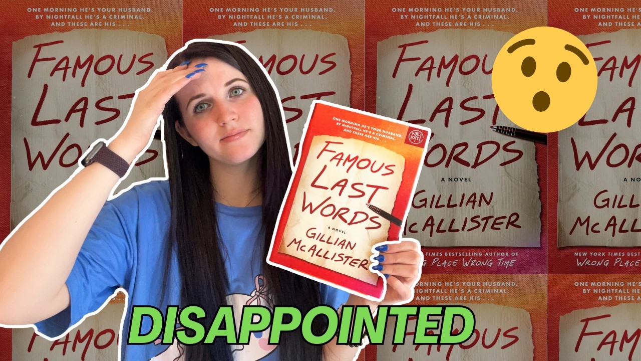 I had TOO HIGH of expectations for this new book - YouTube