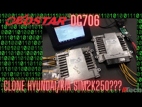 OBDSTAR DC706/SIM2K-250 Hyundai/Kia Clone Work - YouTube