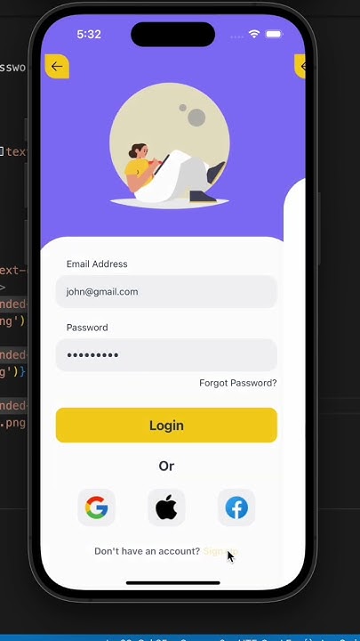Login Signup Ui In React Native Shorts Reactnative Tailwindcss Reactnativetutorial Youtube